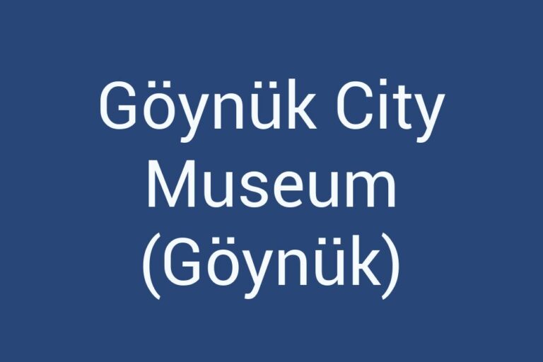 Göynük City Museum in Bolu, Turkey - MuseumFind.com
